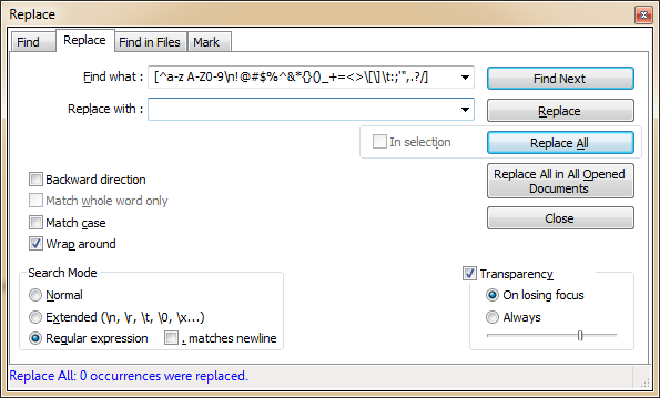 Quick Tip Remove All Unnecessary Characters From Text File Roei s 